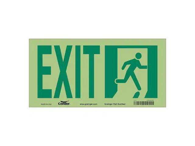 Click here for CONDOR 480K80 Exit Sign  English  15 W  7 H  Vinyl... prices