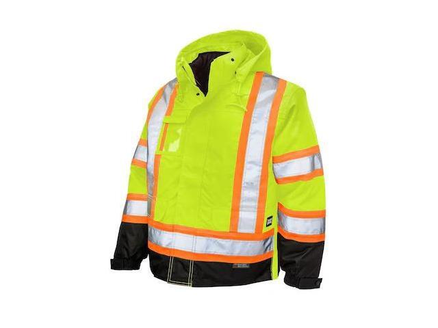 Click here for TOUGH DUCK S42611 Fluorescent Green Polyester Park... prices