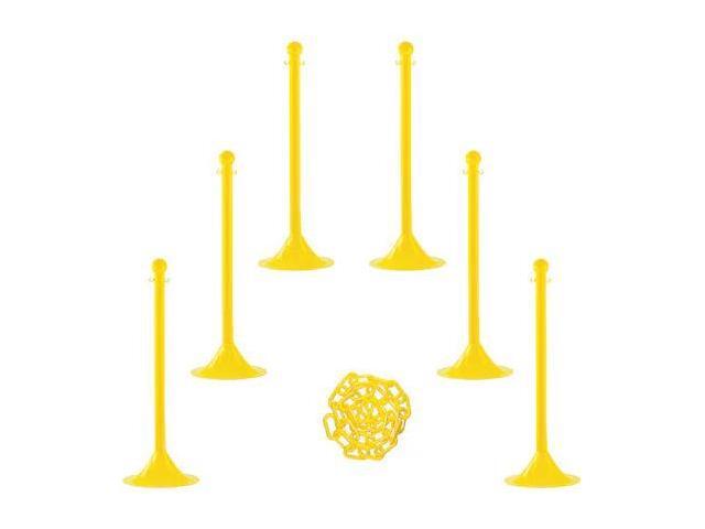Click here for ZORO SELECT 71002-6 Barrier Post Kit  Yellow  41 i... prices