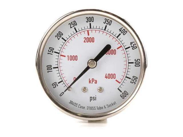 Click here for ZORO SELECT 4FMX1 Commercial Pressure Gauge  0 to... prices