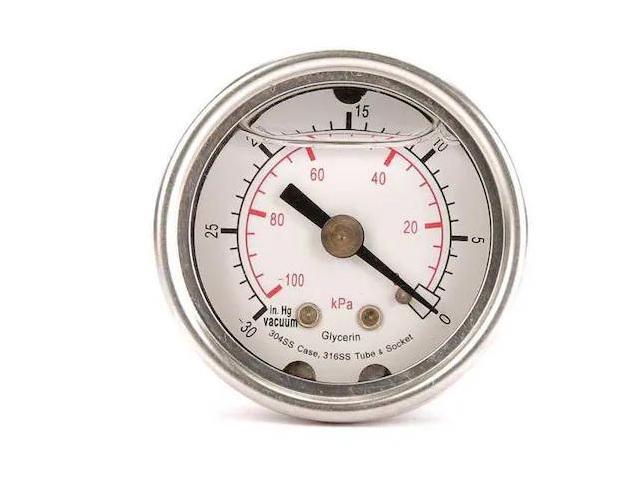 Click here for ZORO SELECT 4CFL4 Pressure Gauge Liquid Filled 1-1... prices