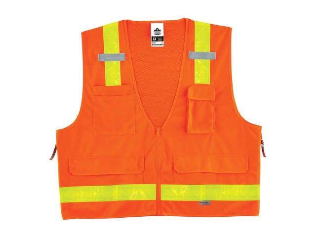 Click here for ERGODYNE 8250ZHG Orange Type R Class 2 Hi-Gloss Su... prices