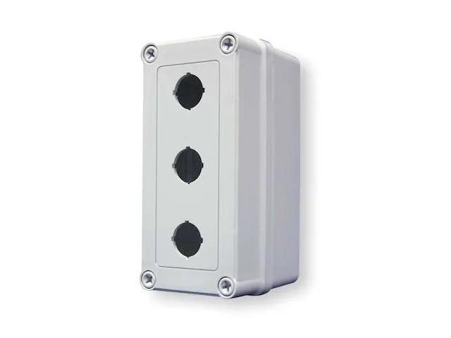 Click here for HOFFMAN VM933-PBS3 Pushbutton Enclosure 30mm 3 Hol... prices