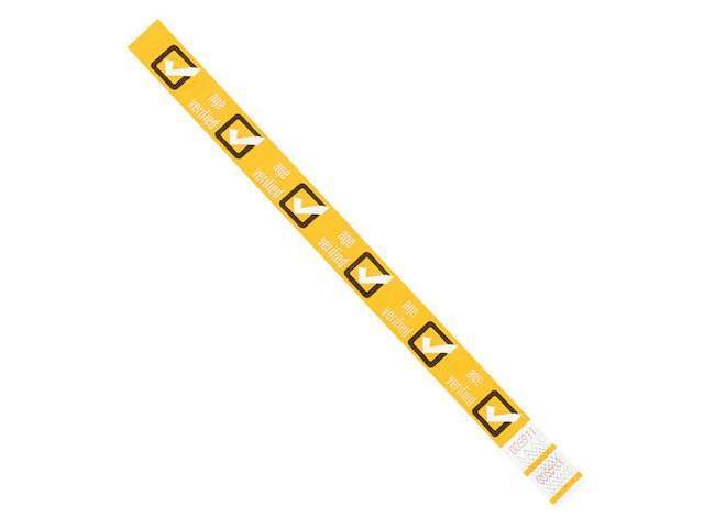 Click here for TYVEK WR102YE Tyvek Wristbands  3/4 x 10  Yellow A... prices