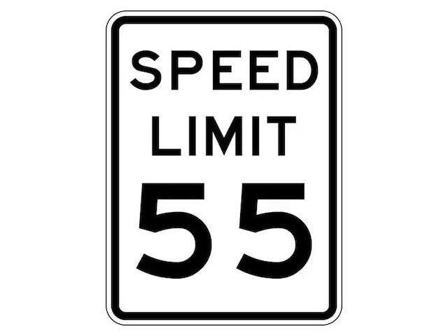 Click here for LYLE R2-1-55-18HA Speed Limit 55 Traffic Sign  24... prices