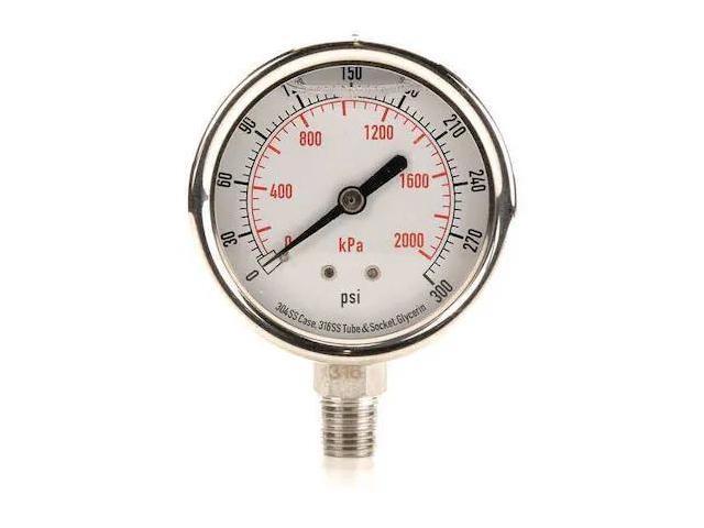 Click here for ZORO SELECT 4CFH7 Commercial Pressure Gauge  0 to... prices