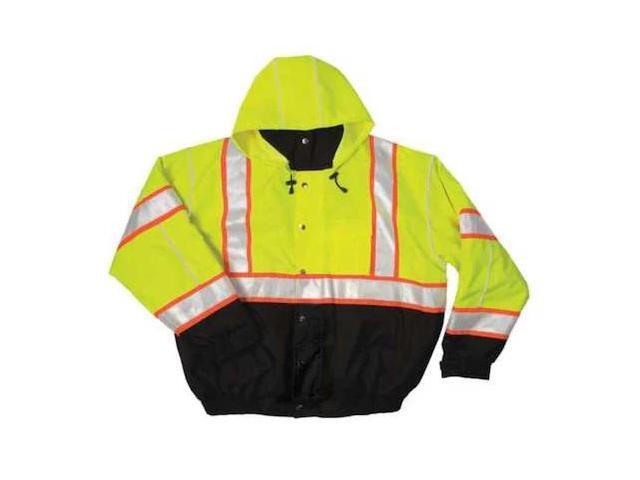 Click here for KISHIGO JS119-2X 2XL Hi -Vis Bomber Jacket  Lime prices