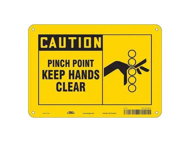 Click here for CONDOR 475A98 Safety Sign  7 in Height  10 in Widt... prices