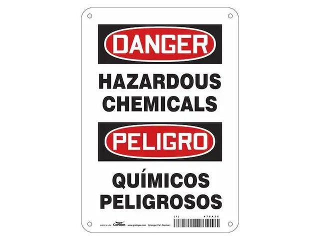Click here for CONDOR 476A36 Chemical Sign  10 in H  7 in W  Hori... prices
