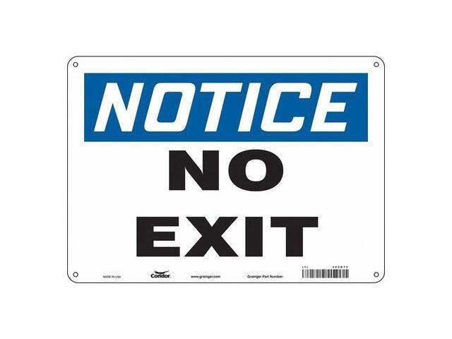 Click here for CONDOR 480N74 Exit Sign  Aluminum  14 W  10 H  No... prices