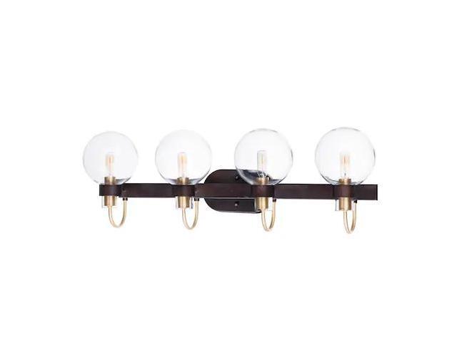 Click here for MAXIM 30514CLBZSBR Bauhaus 4-Light 33 Wide Bronze... prices