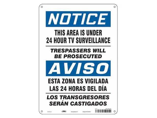 Click here for CONDOR 453P48 Security Sign  14 in Height  10 in W... prices