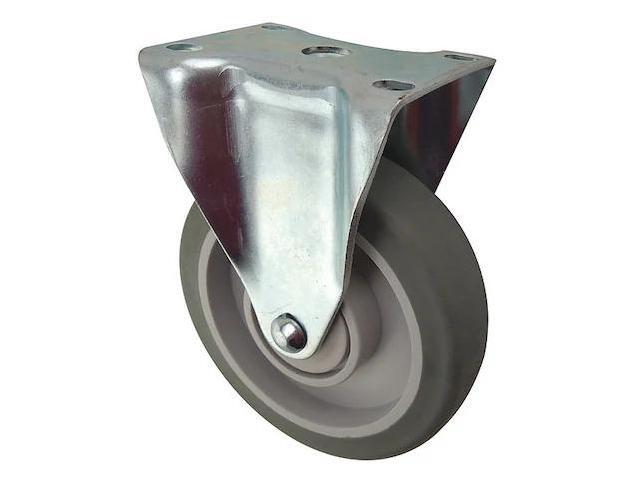 Click here for ZORO SELECT 2G063 Rigid Plate Caster TPR 5 in. 280... prices