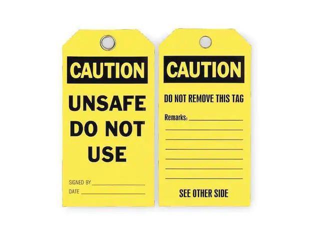 Click here for ZORO SELECT 2RMV9 Caution Tag  Lockout Tagout  Pol... prices