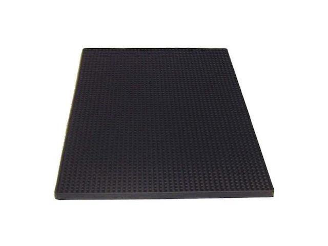 Click here for TABLECRAFT 1218BK Bar Mat  Rubber Black 18L x 12W prices