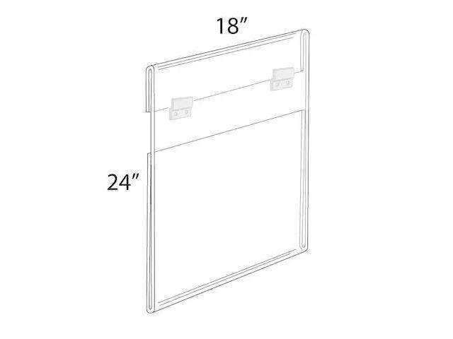 Click here for AZAR DISPLAYS 182724 18W x 24H Wall Mounted Poster... prices