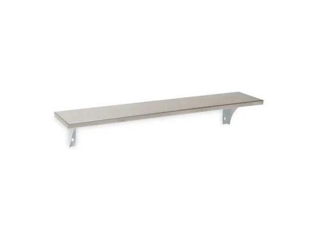 Click here for ZORO SELECT 1ECN6 Utility Shelf Satin 4-1/2x24x5In prices