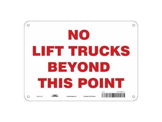 Click here for CONDOR 476N31 Safety Sign  7 in Height  10 in Widt... prices