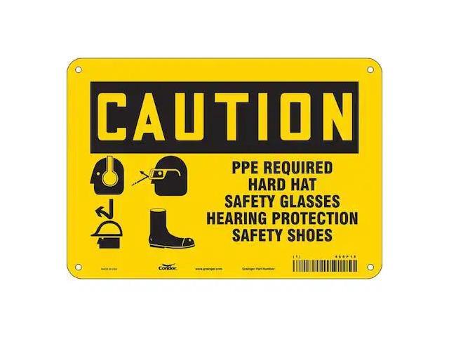 Click here for CONDOR 468P16 Safety Sign  7 in Height  10 in Widt... prices