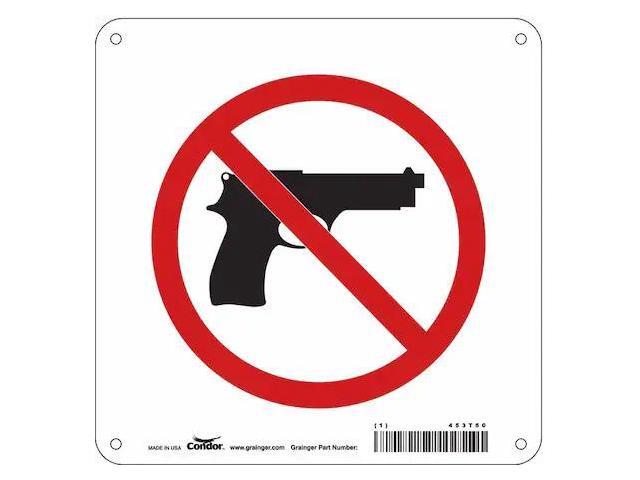 Click here for CONDOR 453T50 No Concealed Weapons Sign  8 in Heig... prices