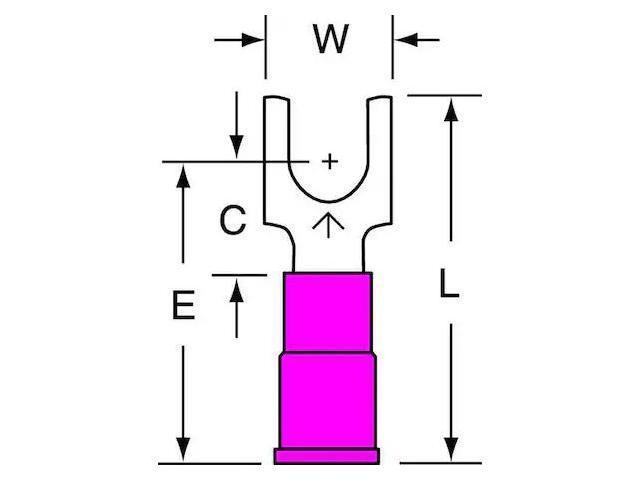 Click here for 3M MVU18-10FBX Fork Terminal  #10 Stud Size  18 AW... prices