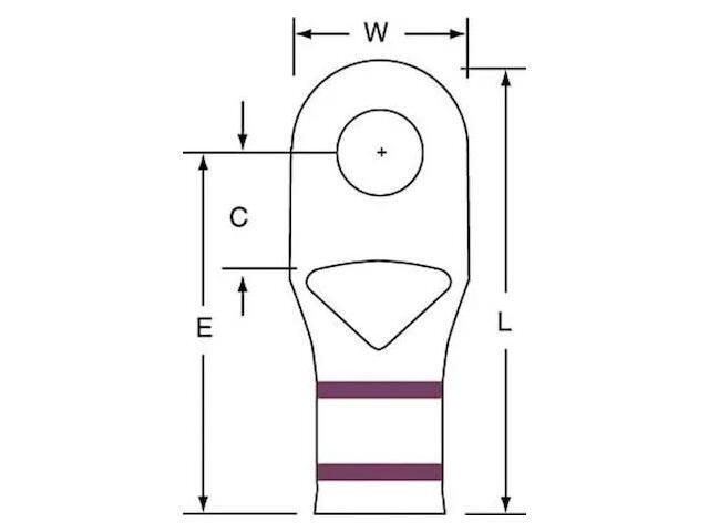Click here for 3M MC2-516RX One Hole Lug Compress Conct 2 AWG PK1... prices