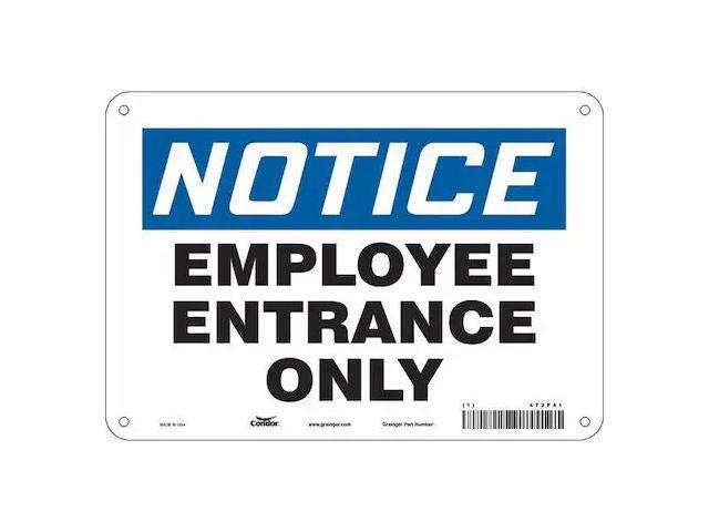 Click here for CONDOR 472F41 Safety Sign  7 in Height  10 in Widt... prices