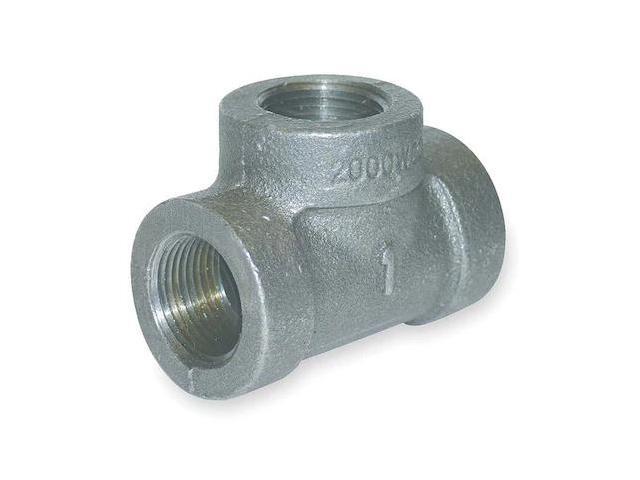 Click here for ZORO SELECT 1LBN1 1 FNPT Galvanized Tee prices