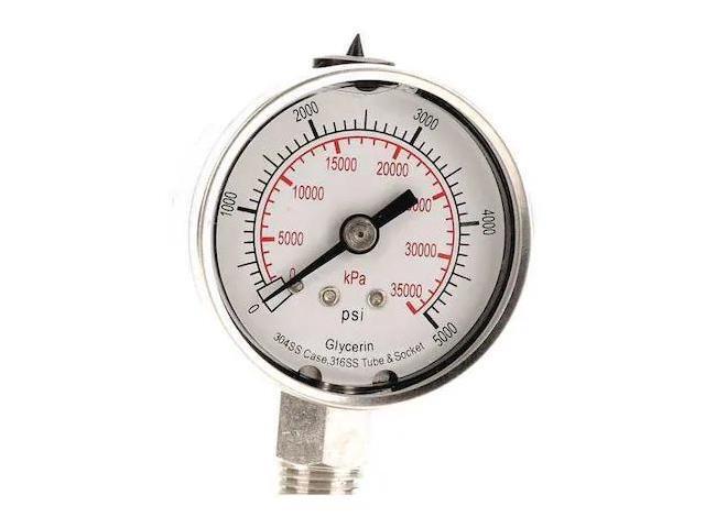 Click here for ZORO SELECT 4CFG8 Commercial Pressure Gauge  0 to... prices