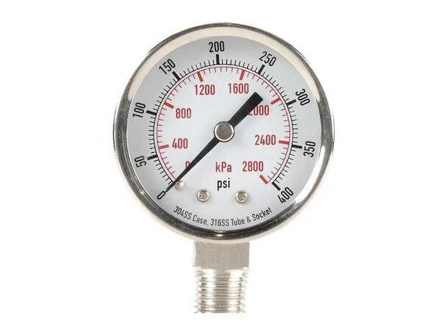 Click here for ZORO SELECT 4FML2 Commercial Pressure Gauge  0 to... prices