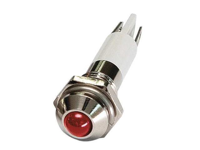 Click here for ZORO SELECT 24M045 Round Indicator Light Red 24VDC prices
