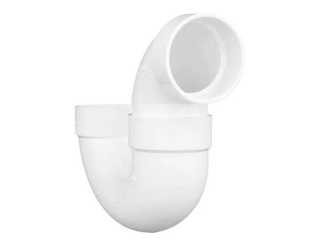 Click here for ZORO SELECT 05231 PVC  White Finish  P-Trap with S... prices