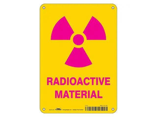Click here for CONDOR 451Y18 Radiation Safety Sign  10 in H  7 in... prices
