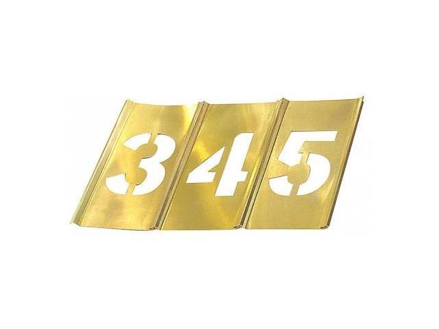 Click here for C. H. HANSON 10014 Stencil Set Numbers Brass prices