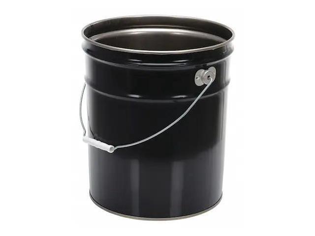 Click here for VESTIL PAIL-STL-RI-UN Steel Pail  Black  Cap 5 Gal... prices
