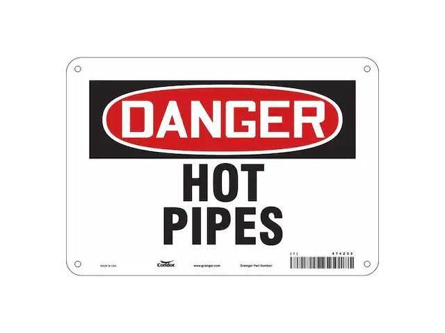 Click here for CONDOR 474Z59 Danger Sign 10 W x 7 H 0.032 Thick... prices