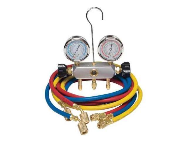Click here for DAYTON 4PDF9 Manifold Gauge Set  2 Valve 3 Hoses prices