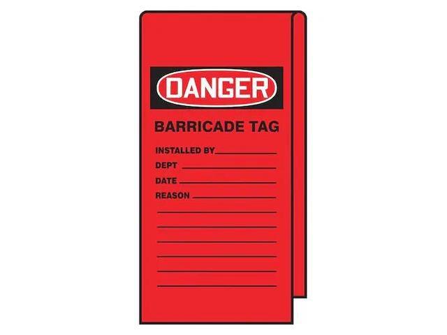 Click here for ACCUFORM TAT116 Wrap n Stick Tags Danger Barricade... prices