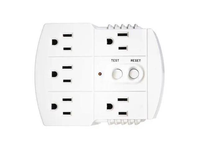 Click here for ZORO SELECT 11X433 Plug-In GFCI  Wht  15A  5-15P... prices