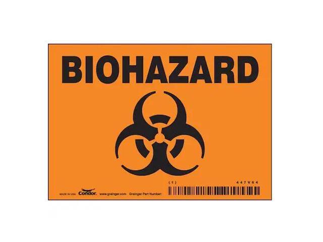 Click here for CONDOR 447V64 Biohazard Sign  3 1/2 in H  5 in W... prices