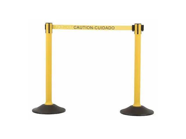 Click here for US WEIGHT U2055CAU Barrier Post with Belt HDPE Yel... prices