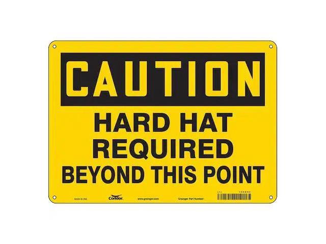 Click here for CONDOR 466K92 Safety Sign  10 in Height  14 in Wid... prices
