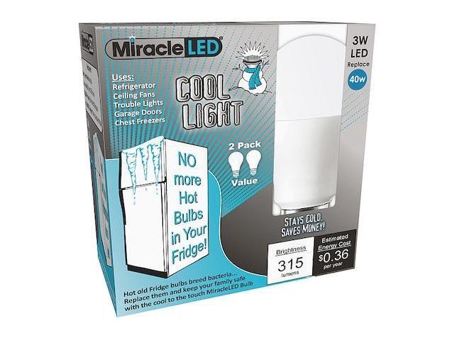 Click here for MIRACLE LED 602183 3 W  Compact LED Bulb  White  A... prices
