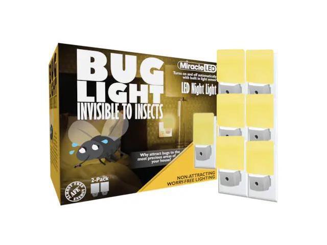 Click here for MIRACLE LED 602182 Bug Light Night Light Amber Glo... prices