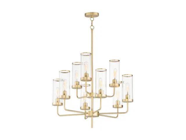 Click here for MAXIM 11479CRSBR Crosby 9-Light Chandelier prices