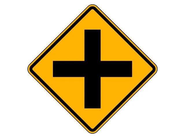 Click here for LYLE W2-1-24HA Traffic Sign 24 x 24In BK/YEL SYM M... prices