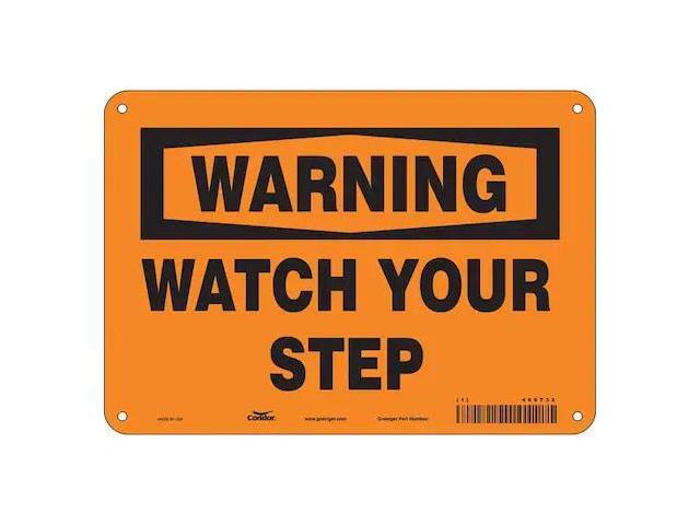 Click here for CONDOR 469T32 Safety Sign  7 in Height  10 in Widt... prices