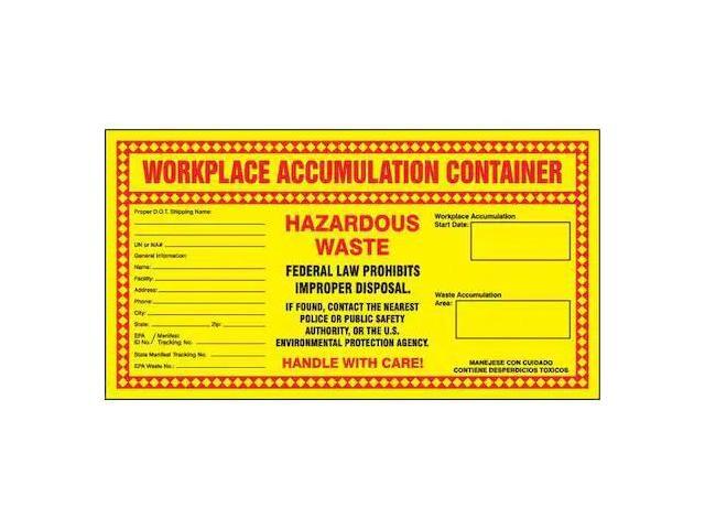 Click here for ACCUFORM MHZW22PSP Hazardous Waste Label 6-1/2 In.... prices