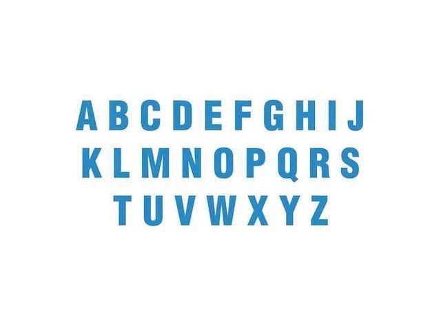 Click here for MAGNA VISUAL DCA-155 Die Cut Letter Magnets  Blue... prices