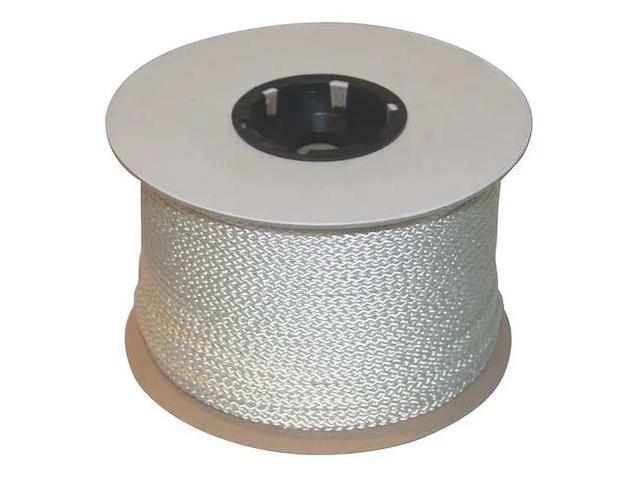 Click here for ZORO SELECT P03600-01 Rope  600ft  Wht  Braid  Pol... prices